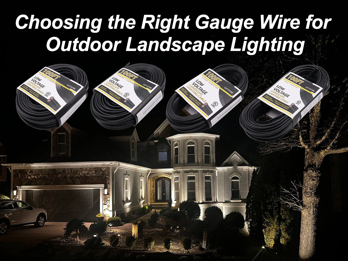 Choosing the Right Gauge Wire for Outdoor Landscape Lighting